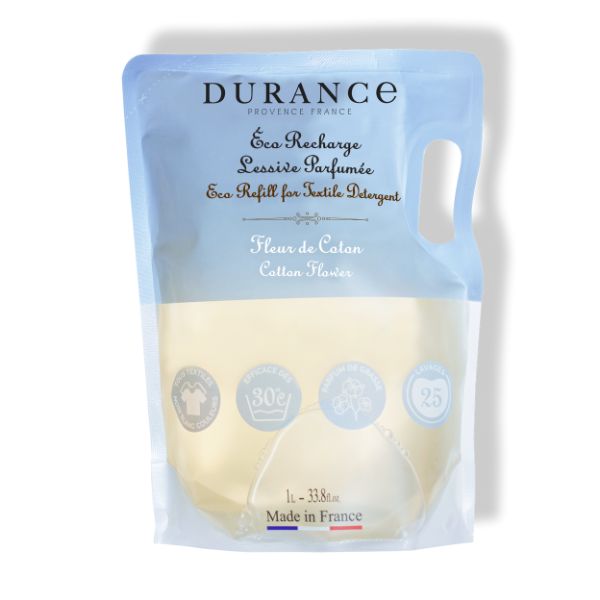 Eco Recharge Lessive Liquide Fleur de Coton – Durance Belgique